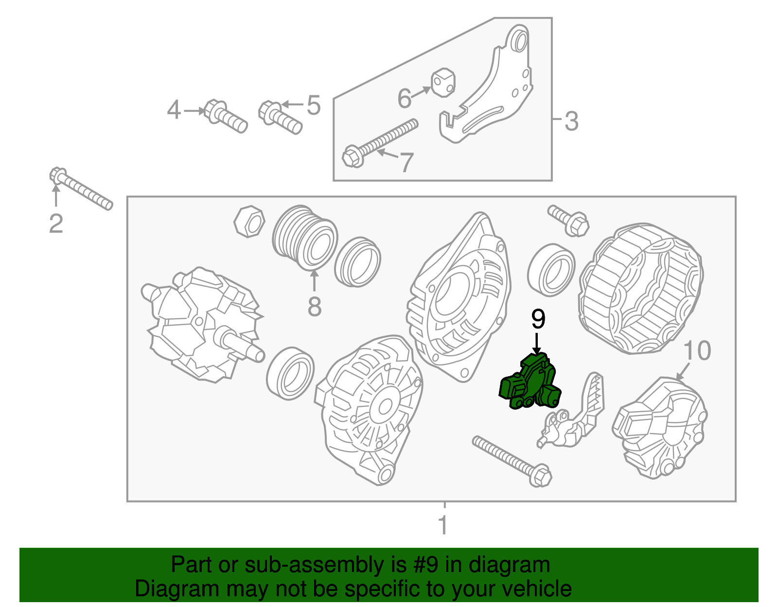 2011-2017 Hyundai Voltage Regulator 37370-2B300 | QuirkParts