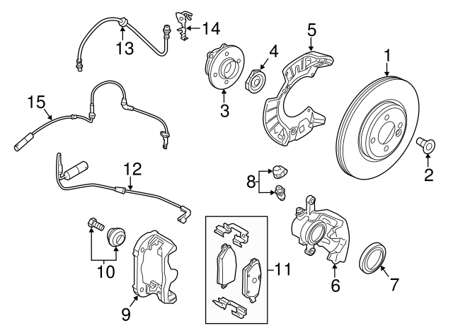 2014-2024 Mini Brake Dust Shield 34-10-6-869-779 | Shop OEM MINI Parts