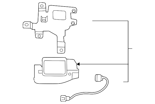 2019-2021 Kia Forte Blind Spot Radar 99140-M6200 | OEM Parts Online
