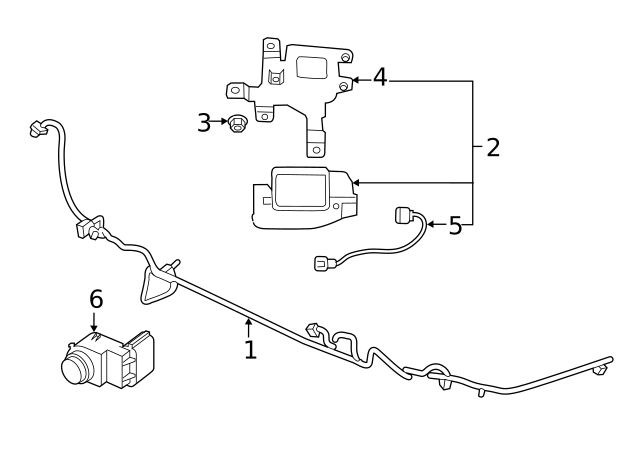 2019-2020 Kia Blind Spot Radar Nut 13365-06007K | TascaParts.com