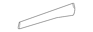 75741-0E904 - Outer Molding - 2021-2023 Toyota Highlander | OEM Genuine ...