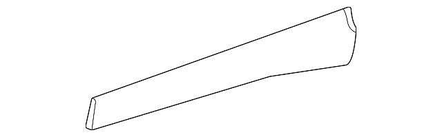 2020-2024 Toyota Highlander Outer Molding 75742-0E903 | Toyota Parts Center