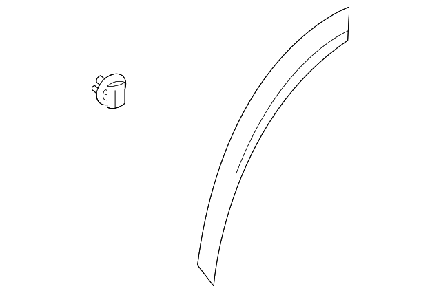 2020-2024 Toyota Highlander Lower Molding 75078-0E040 | OEM Parts Online