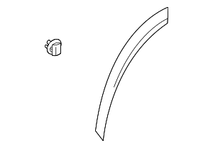 2020-2024 Toyota Highlander Lower Molding 75078-0E040 | OEM Parts Online