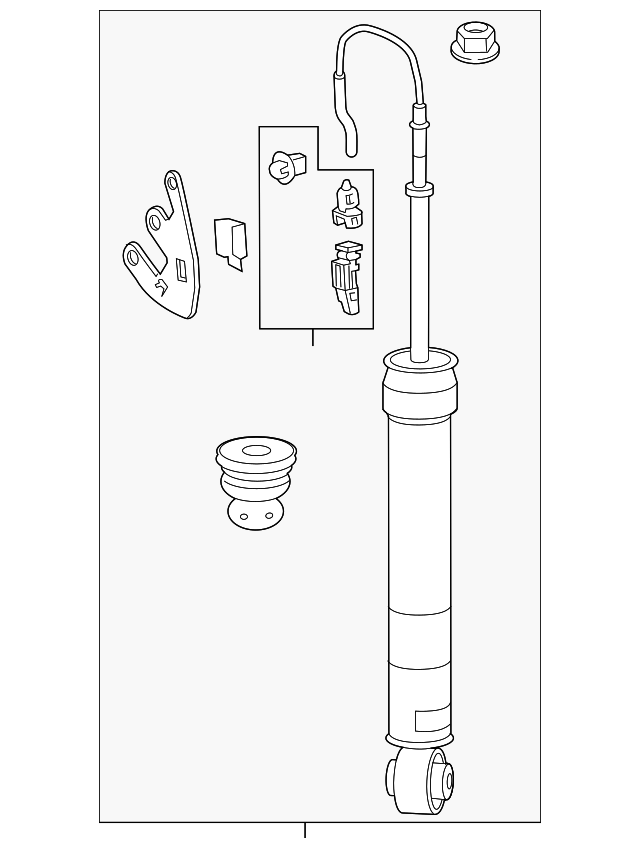 2016-2020 Chevrolet Camaro Shock Absorber - Passenger Side (RH ...