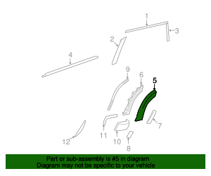 61681-0R901 - Fender Flare - 2006-2012 Toyota RAV4 | OEM Genuine Toyota ...