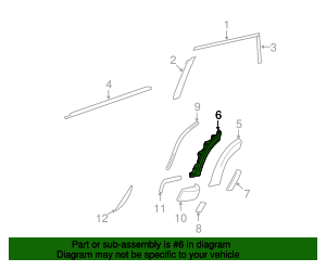 75869-0R010 - Flare Retainer - 2006-2012 Toyota RAV4 | OEM Genuine ...