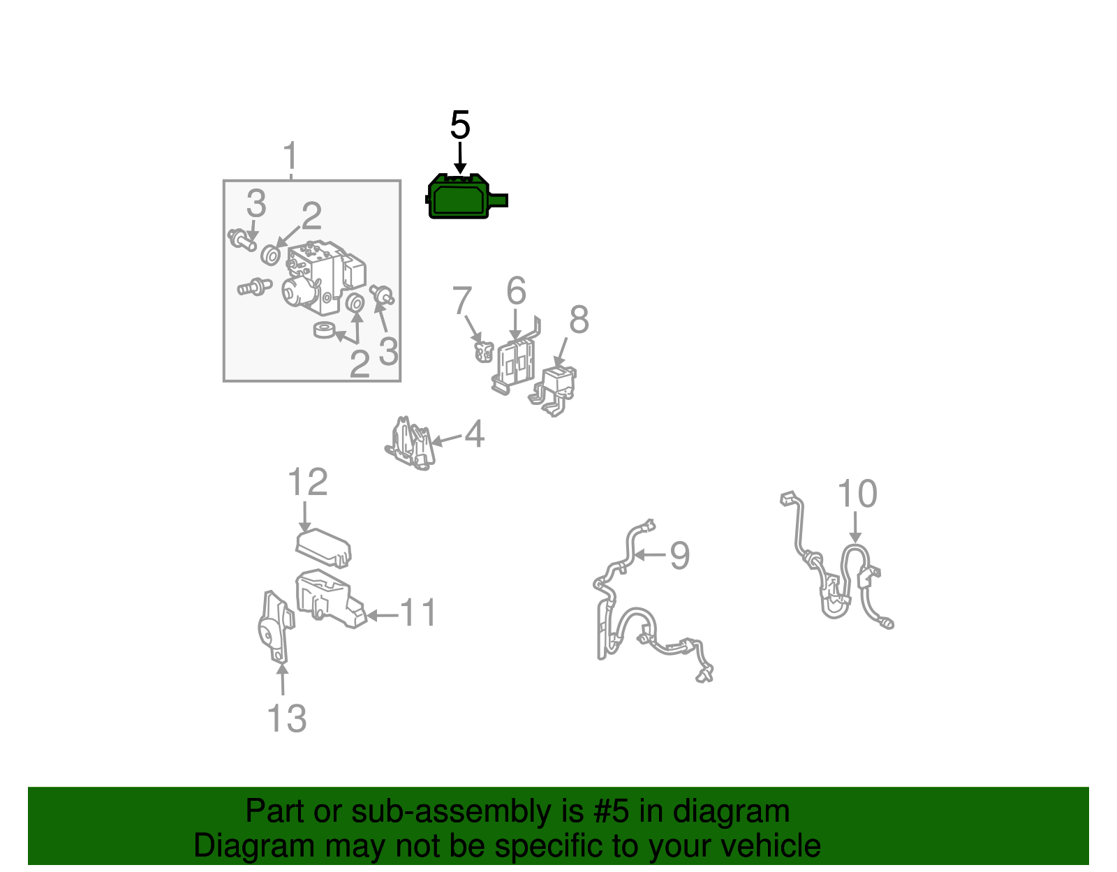 88263-08010 - 2000-2012 Toyota - Relay Box Relay | Sparks Parts