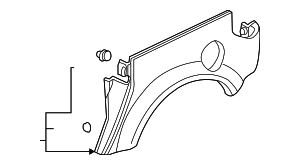2009-2011 Honda Element Cladding 74450-SCV-A31ZZ | OEM Parts Online