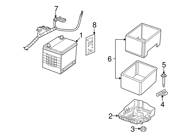 2014-2017 Jeep Battery Cable 68206655AA | TascaParts.com