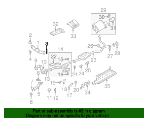 1991-2021 Subaru Exhaust Pipe To Manifold Gasket 44022AA160 | Subaru ...