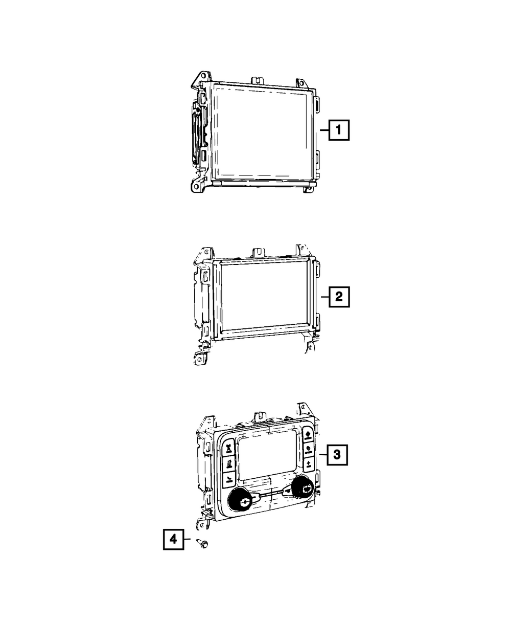 2023 Jeep Gladiator Multi Media Radio 68615164AB | My Mopar Parts
