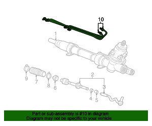 32131096282 - 1998-2002 BMW Z3 Pipe Assembly (32-13-1-096-282) | BMW of ...
