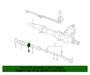 32131094100 - 1995-2003 BMW Boot Clamp (32-13-1-094-100) | BMW of South ...