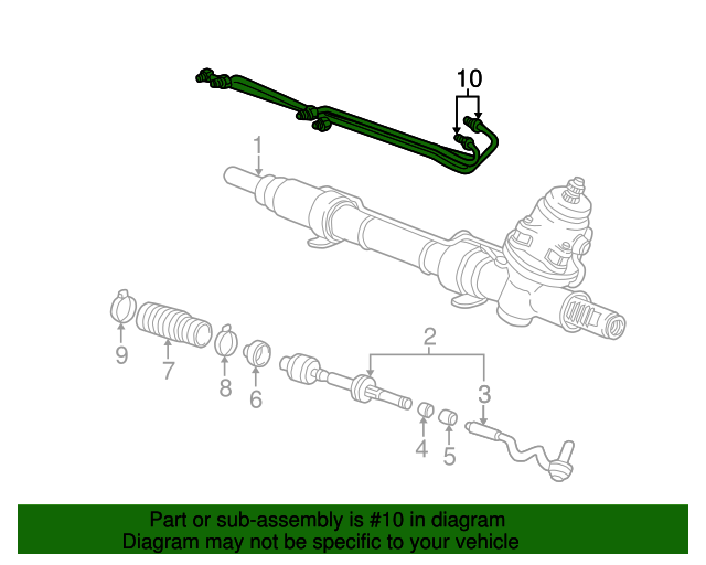32131096282 - 1998-2002 BMW Z3 Pipe Assembly (32-13-1-096-282) | BMW of ...