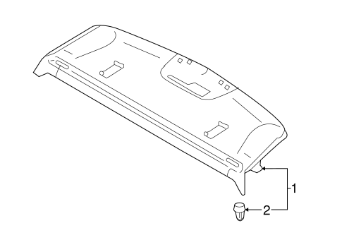 Interior Trim - Rear Body for 2020 Mitsubishi Mirage G4 ...