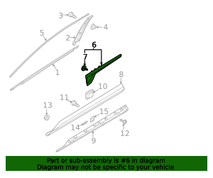 2021-2023 Kia Sorento | Upper Molding | 877G2-R5000 | Kia Auto Parts