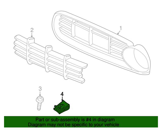Genuine BMW 07-12-9-900-629 | Grille Retainer Clip | FREE Shipping on ...