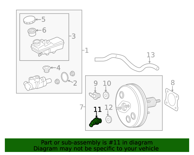83390-28120 - Vacuum Switch - 2016-2024 Toyota | Discount Parts Monster