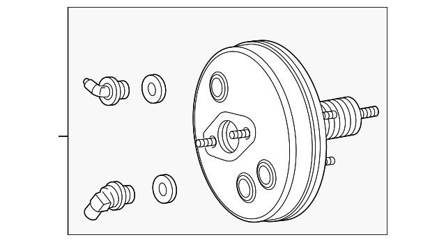 2023-2024 Toyota Corolla Booster Assembly 47210-12591 | Toyota Parts Center