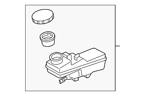47220-02330 - Master Cylinder Reservoir - 2019-2024 Toyota | OEM ...
