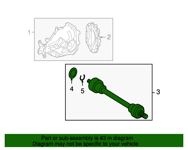 221-350-53-02 - Axle Assembly 2008-2010 Mercedes-Benz | AutoNationParts.com
