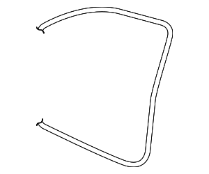 2009-2018 Volkswagen Surround Weather-Strip 5N0-867-911-A-9B9 | OEM ...