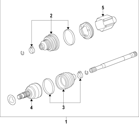 Axle Shafts & Joints for 2024 Cadillac XT4 | GM Parts Center