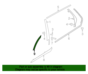 2015-2023 Land Rover Discovery Sport Wheel Opening Molding LR128132 ...