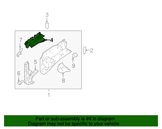 2016-2019 Nissan Titan XD Upper Rail - Passenger Side (RH) F4180-EZ3MA ...