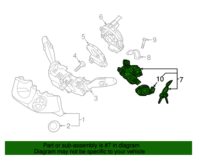 81900-C6B00 - Lock Housing 2016-2020 Kia Sorento | Kia.Parts Store