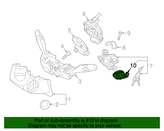 93170-C5000 - Switch 2016-2018 Kia Sorento | Kia.Parts Store