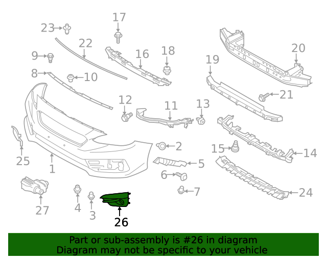 2020-2023 Subaru Impreza Bezel 57737FL00A | Subaru Parts Store