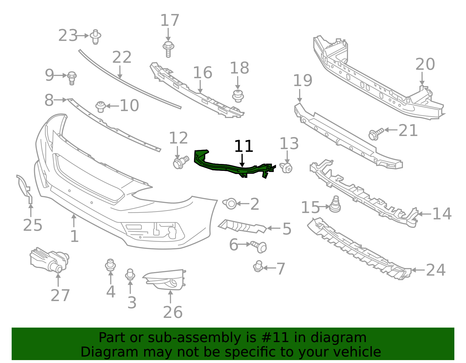 2017-2023 Subaru Impreza Corner Support 57707FL20A | OEM Parts Online