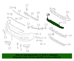 2020 Subaru Impreza Energy Absorber 57705FL13A | TascaParts.com
