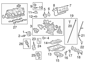 2007-2017 Lexus Valve Cover Gasket 11214-38020 | OEM Parts Online
