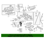 96722-24030 - Engine Oil Filter Adapter Seal For 2007-2024 Lexus ...