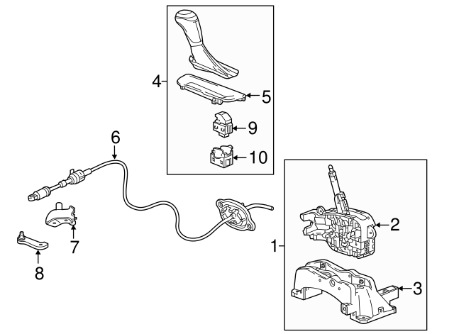 84665309 GM Automatic Transmission Shifter Cable | GM Parts Store