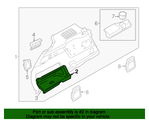 2016-2021 Volvo XC90 Compartment 32149823 | TascaParts.com