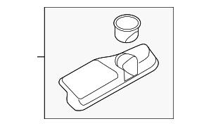 2016-2022 Volvo XC90 Cup Holder 39832393 | OEM Parts Online