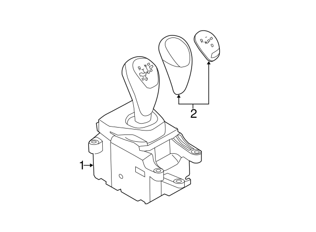 Genuine BMW 61-31-7-846-585 | Gear Shift Assembly | FREE Shipping on ...