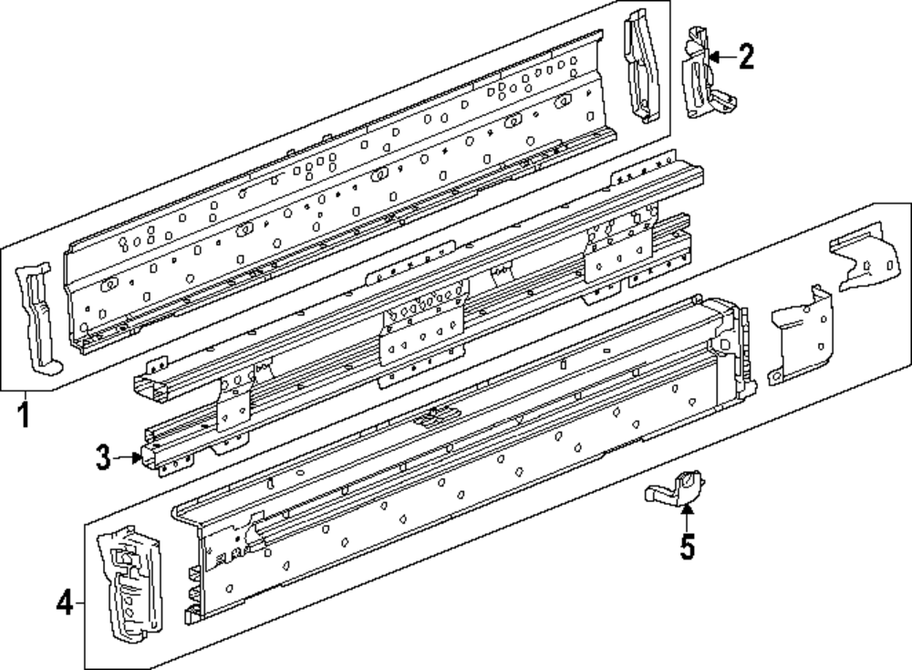 2022-2025 GM Rocker Panel Bracket 85562039 GM | GMPartsDirect.com