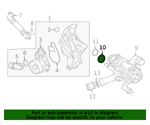 11-53-9-494-425 - Thermostat Unit Seal - 2019-2022 BMW | Buy BMW Parts Now