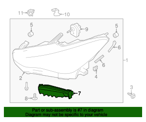 62228-5CA0A (622285ca0a) - 2017-2020 Infiniti Q60 Upper Retainer ...