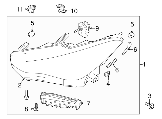 2017-2020 Infiniti Q60 Upper Retainer 62229-5CA0A | Infiniti Parts Online