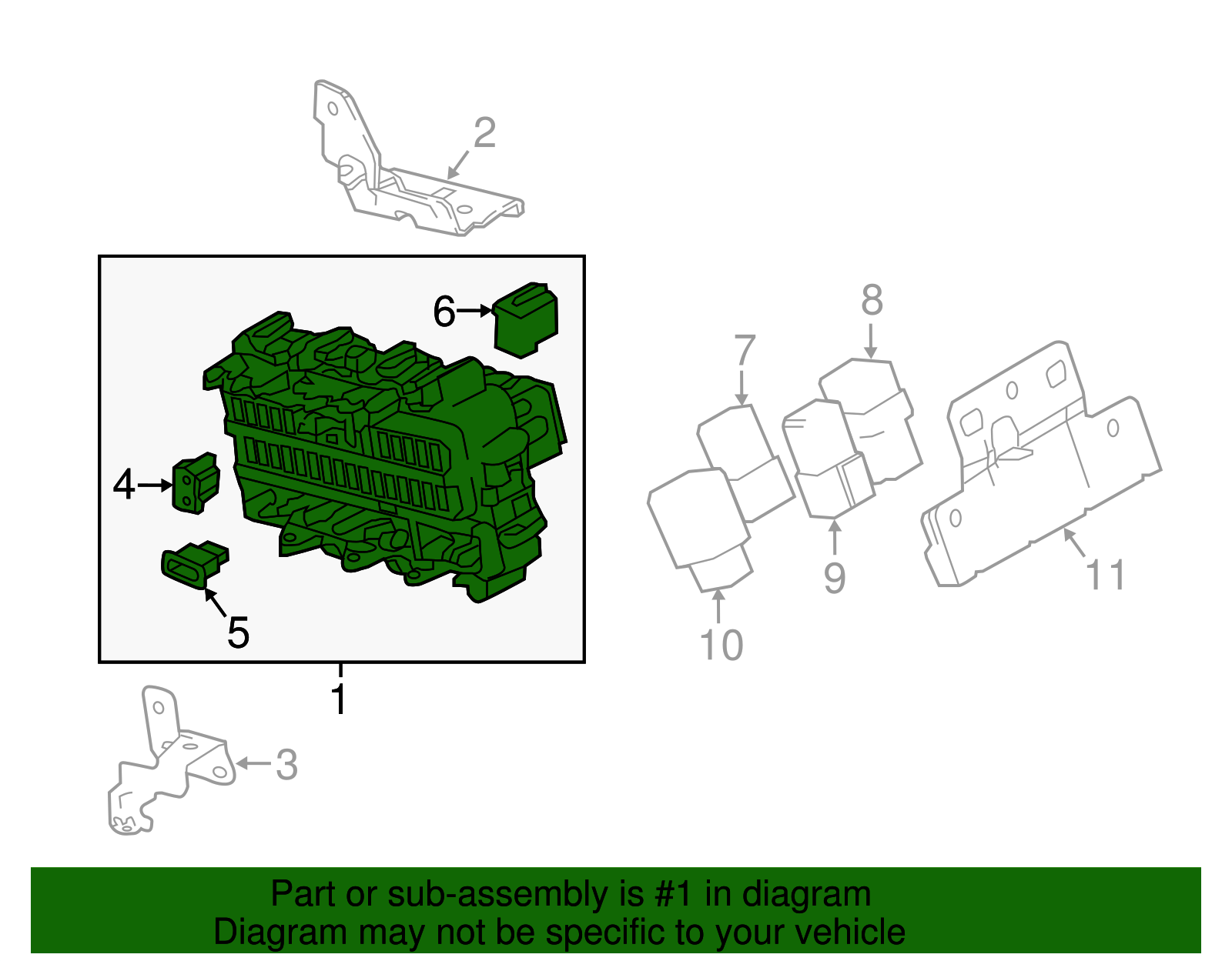 2014-2023 Nissan Junction Block 24350-4CL0B | Bill Kay Nissan Parts