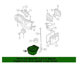 1993-2006 Subaru Genuine Subaru OEM Engine Oil Pan Baja Forester ...