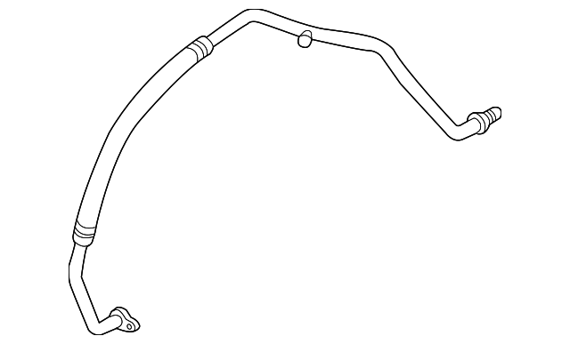 2011-2013 Mazda 2 A/C Refrigerant Suction Hose D651-61-462A ...