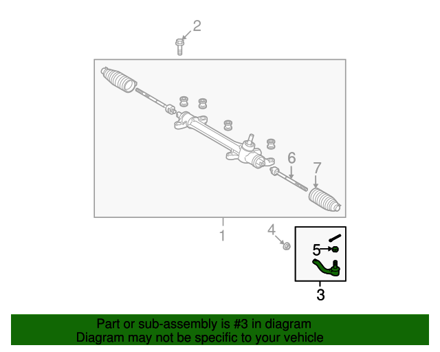 45046-19425 - Outer Tie Rod - 2009-2013 Toyota Corolla | OEM Genuine ...