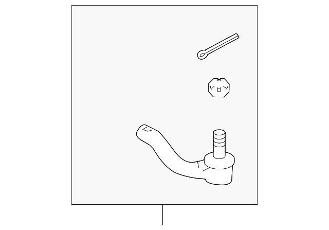 45046-19425 - Outer Tie Rod - 2009-2013 Toyota Corolla | OEM Genuine ...